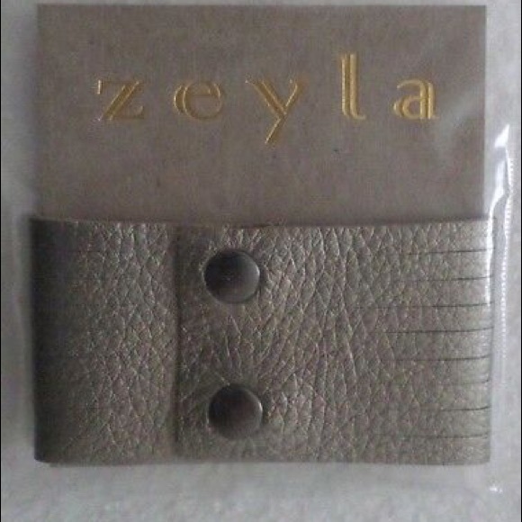 ZEYLA | Jewelry | Zeyla Italian Leather Slashed Cuffs In Colors | Poshmark